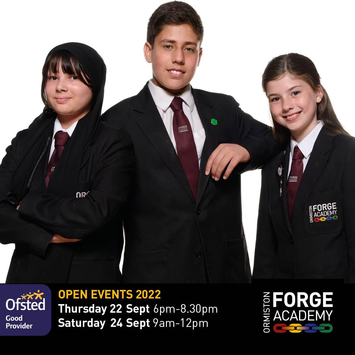 Ormiston Forge Academy - Open Events 2022 (for a September 2023 start)